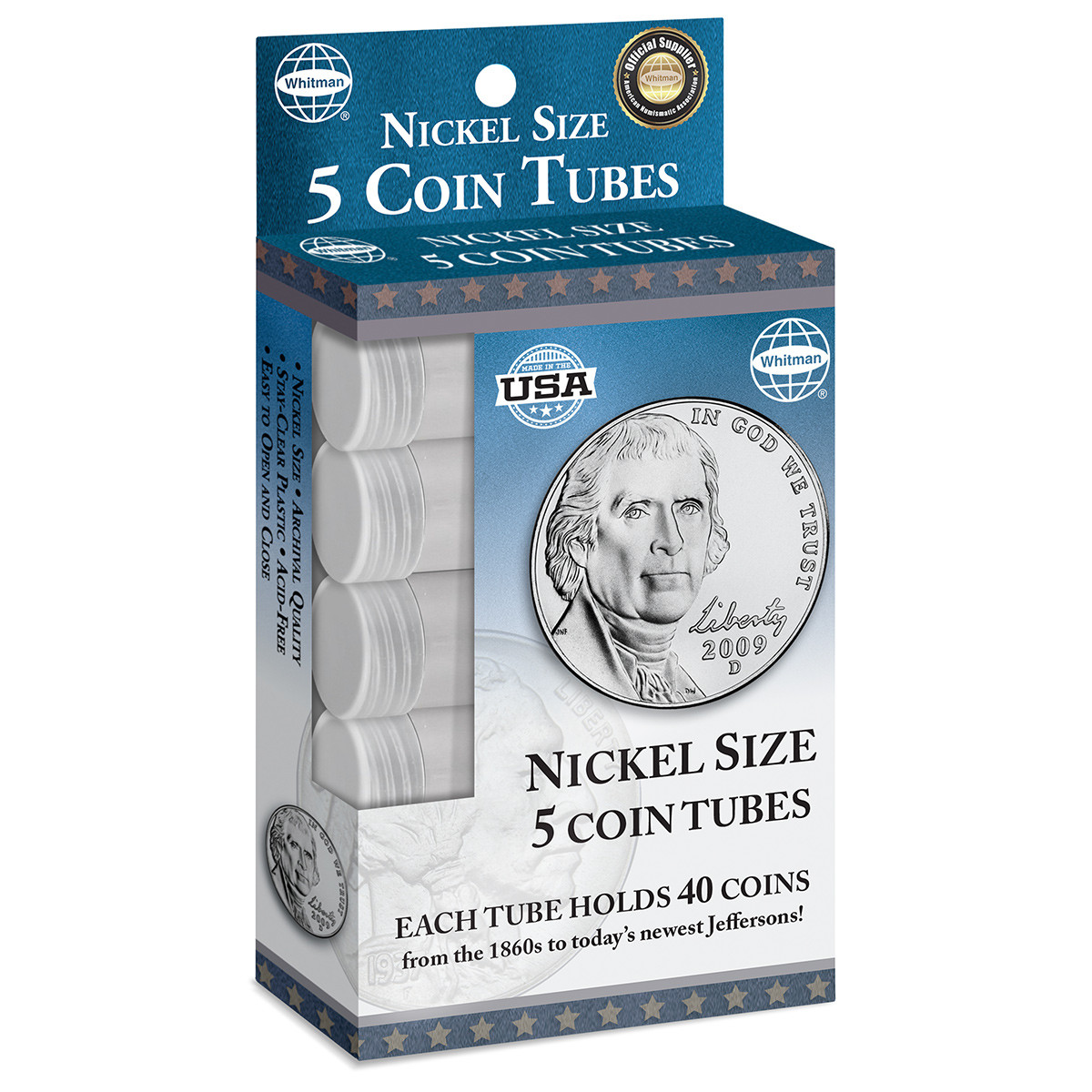 Plastic Coin Storage Tubes - Whitman Publishing