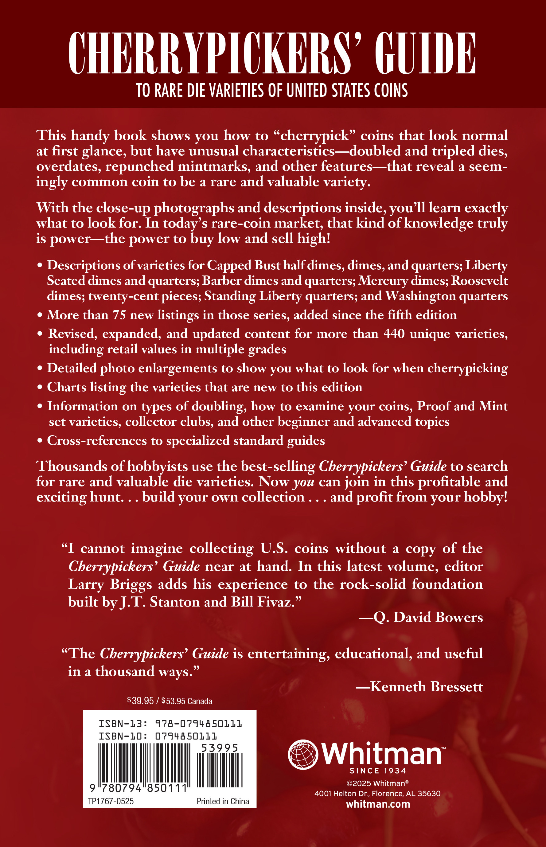 Cherrypickers' Guide Coin Books - Whitman Publishing