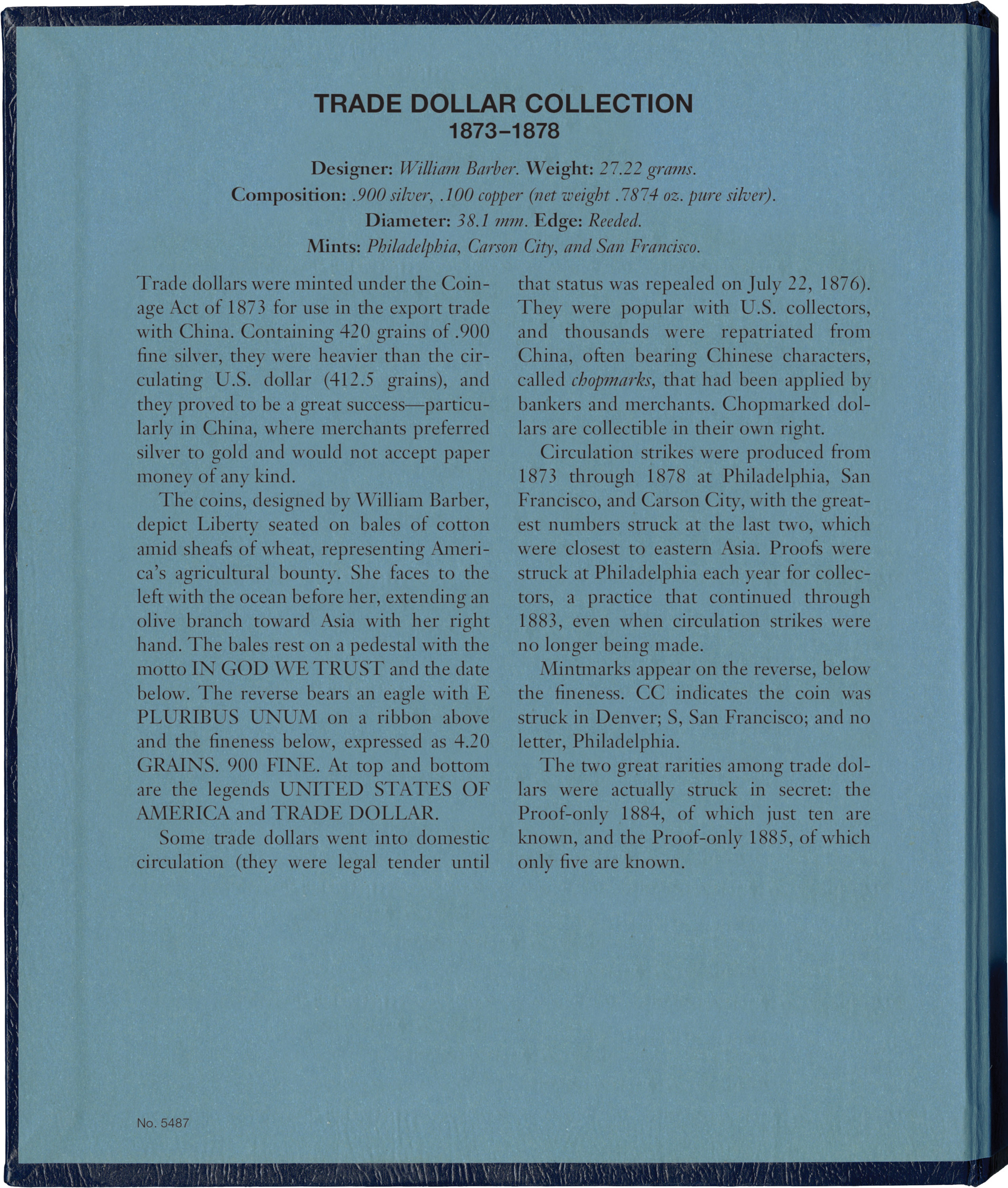 Collectible Dollar Albums & Folders - Whitman Publishing