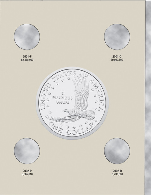 H.E. Harris® Coin Folder - Sacagawea Dollars Collection #1: 2000-2004