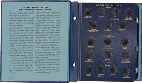 Whitman Classic® Coin Album - 20th & 21st Century U.S. Type Collection