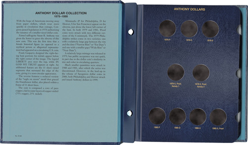 Whitman Classic® Coin Album - Susan B. Anthony Dollars: 1979-1999 (P, D ...