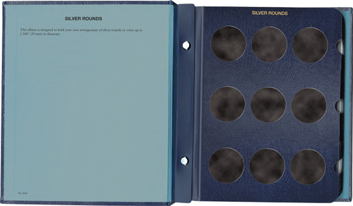 Whitman Classic® Coin Album – 39mm Silver Rounds: Plain, No Dates ...
