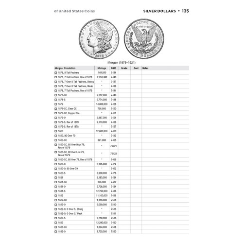 Check List and Record Book of United States Coins