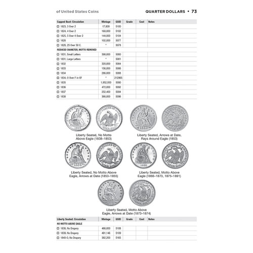 Check List and Record Book of United States Coins