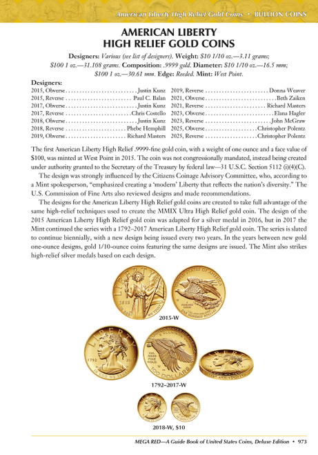 Mega Red: A Guide Book of United States Coins, Deluxe 10th Edition ...
