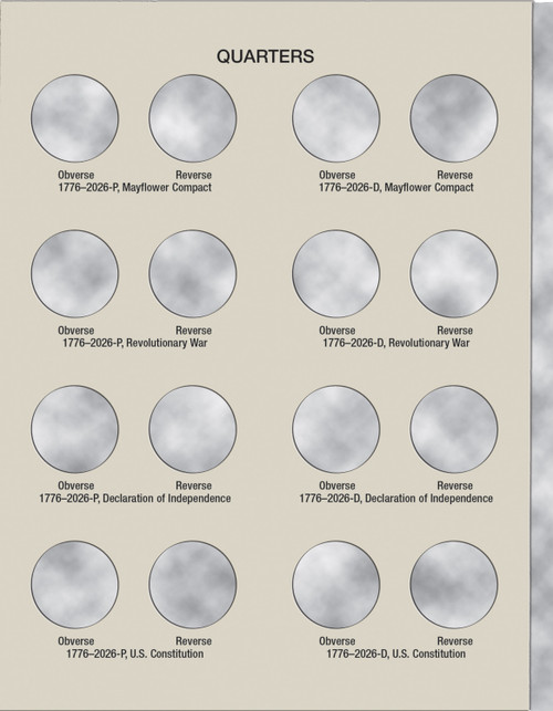 H.E. Harris® Coin Folder - United States 250th Anniversary Collection: 2026
