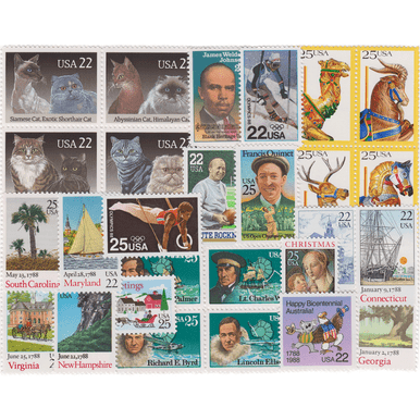 1988 U.S. Mint Condition Commemorative Stamp Year Set