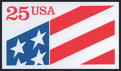 1990 25¢ ATM Plastic Booklet Single
