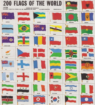 200 Flag Seals of the World