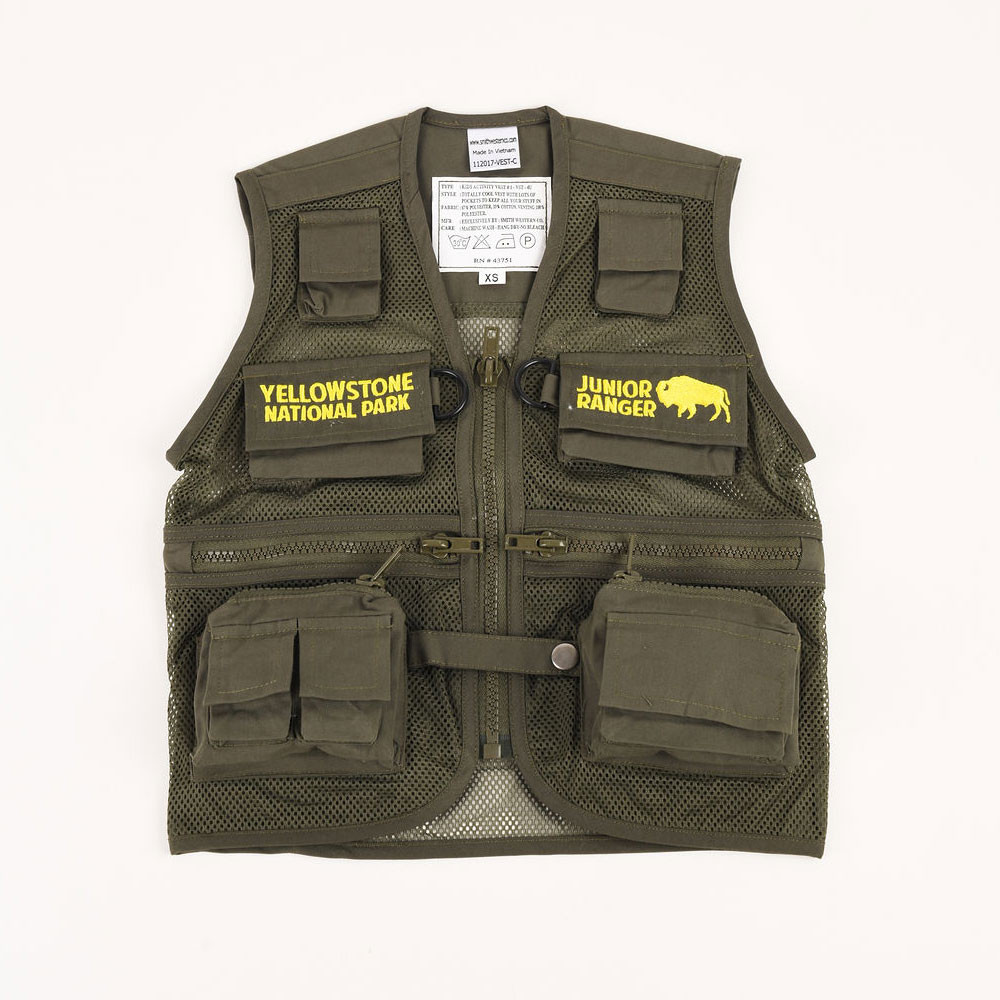 Yellowstone Junior Ranger Activity Vest