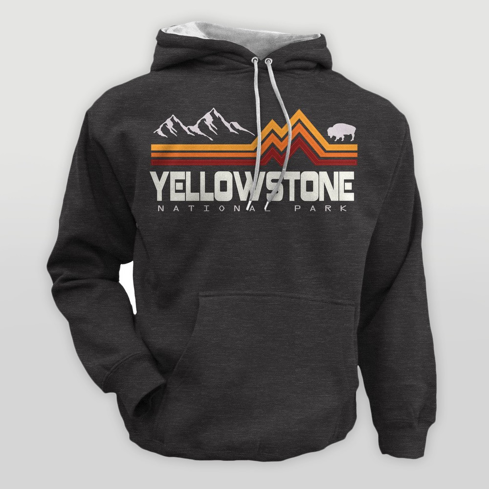 Sweatshirt Hoodie Yellowstone Band Of Color Bison - Yellowstone General ...