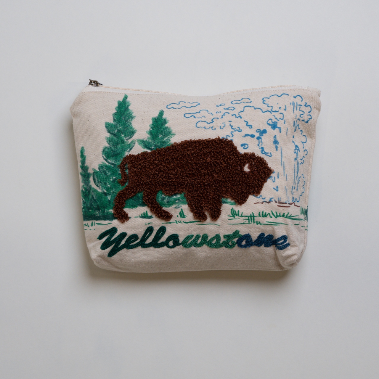 Buffalo & Geyser Canvas Pouch