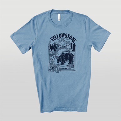 Tee Yellowstone Majesty Steel Blue