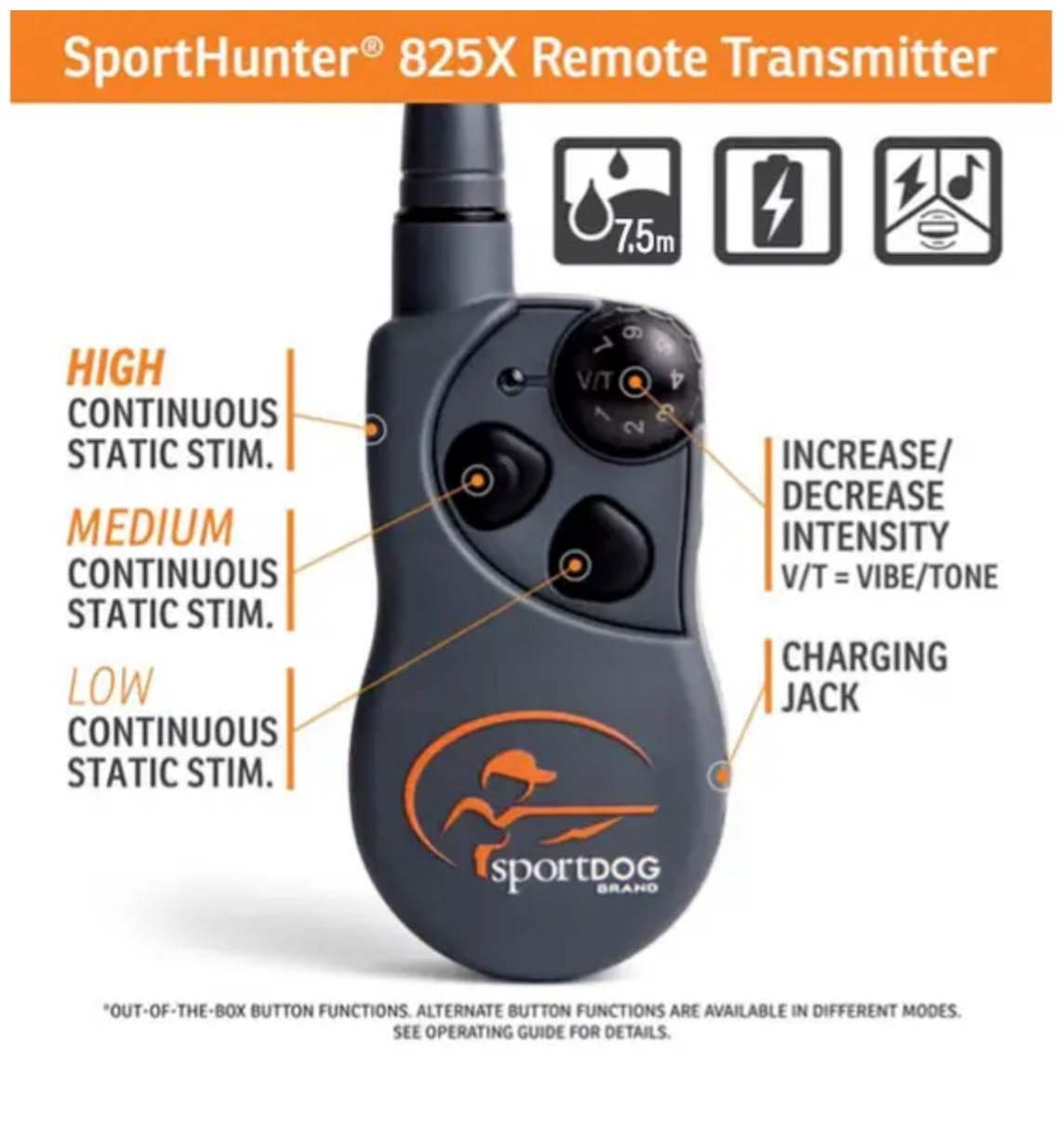 SportDOG Remote Training Collar SD-825E | Bark Control