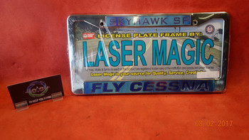 Cessna, 172 Skyhawk, Laser Magic License Plate Holder - FCA Air Parts