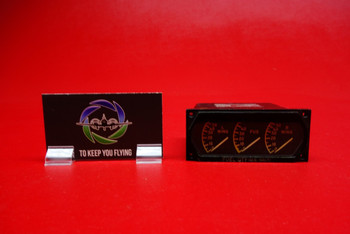 Gull Airborne Instruments Fuel Quantity Indicator 28v PN 308-906-001 ...