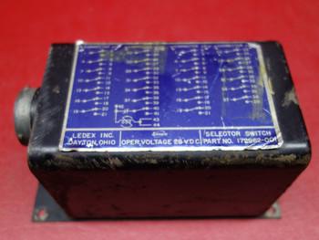Ledex Selector Switch 28V PN 172962-001 - FCA Air Parts