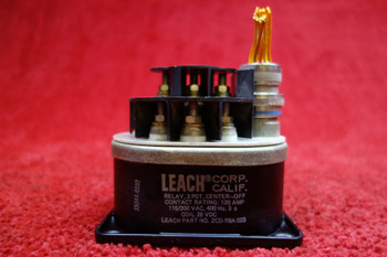 Leach Corp 35344-8032 Center Off Relay 28V PN ZCD-B9A-023 - FCA Air Parts