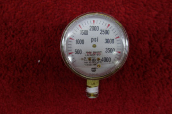 USG, UL BU-2581-AQ Pressure Gauge PSI 4000 - FCA Air Parts