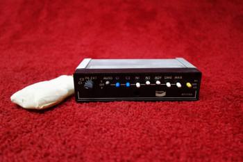 Bendix AS-248A Audio Selector Panel 14-28V W/ Mounting Tray PN 4000660-4801