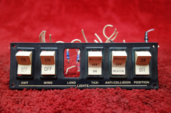 Astronics Electroluminescent Light Panel W/ Switches PN 47875