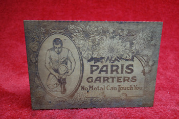 Vintage Paris Garters Wooden Box