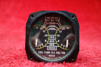 Aeromarine Instrument, Piper Type 1170, Dual Fuel Flow Gauge
