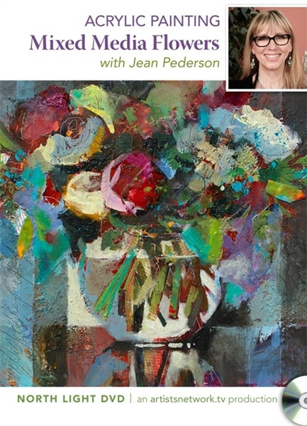 Acrylic Painting - Mixed Media Flowers Jean Pederson - DVD
