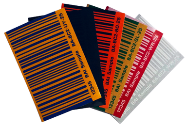 BAi Colored Barcode Vehicle Decals (BAI-10)