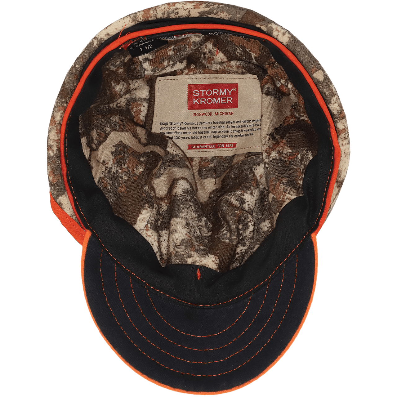 First Lite x Stormy Kromer Midway Cap - Blaze Orange Hunting Cap