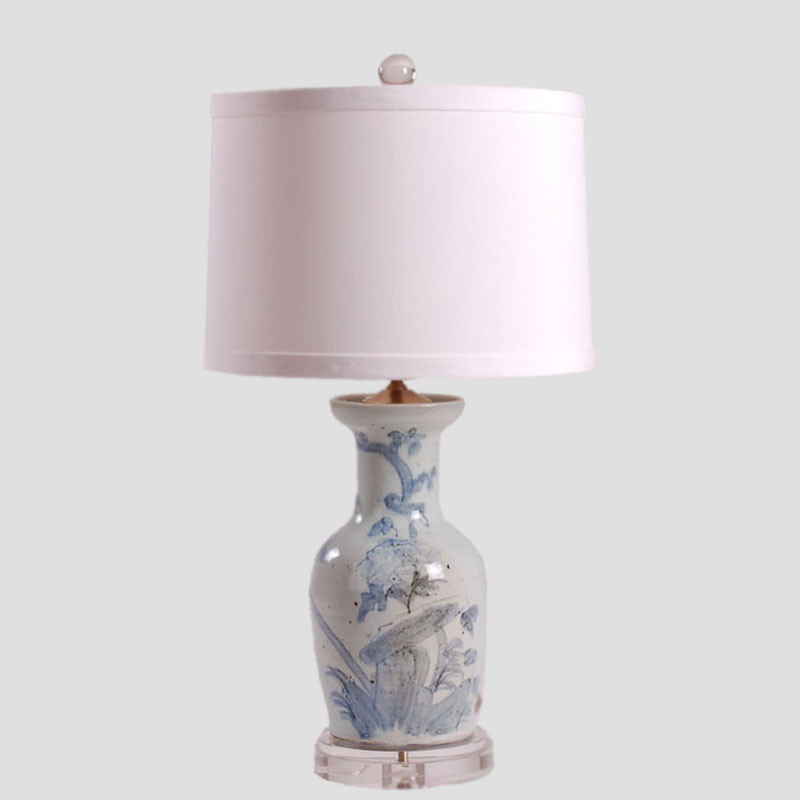 Blue & White Ming Lamp