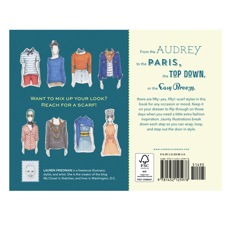 50 Ways to Wear a Scarf Book Full Colors