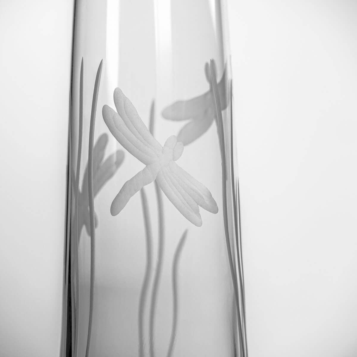 Dragonfly Champagne Flutes - Set of 4 Glasses