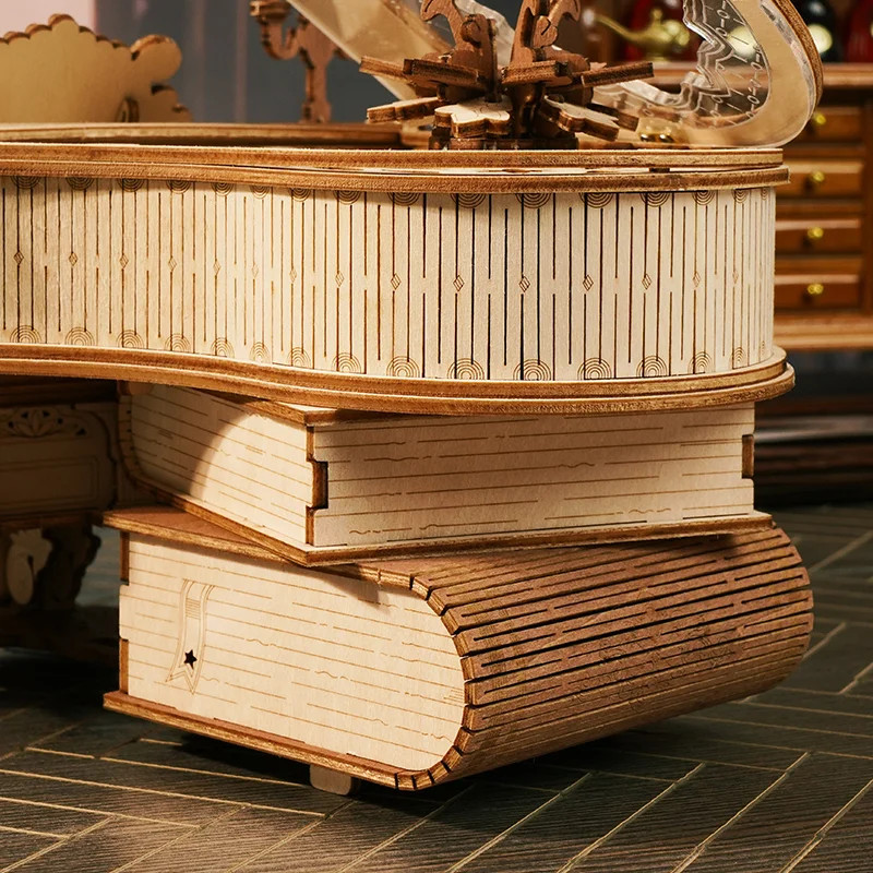 3D Wooden Puzzle Magic Piano