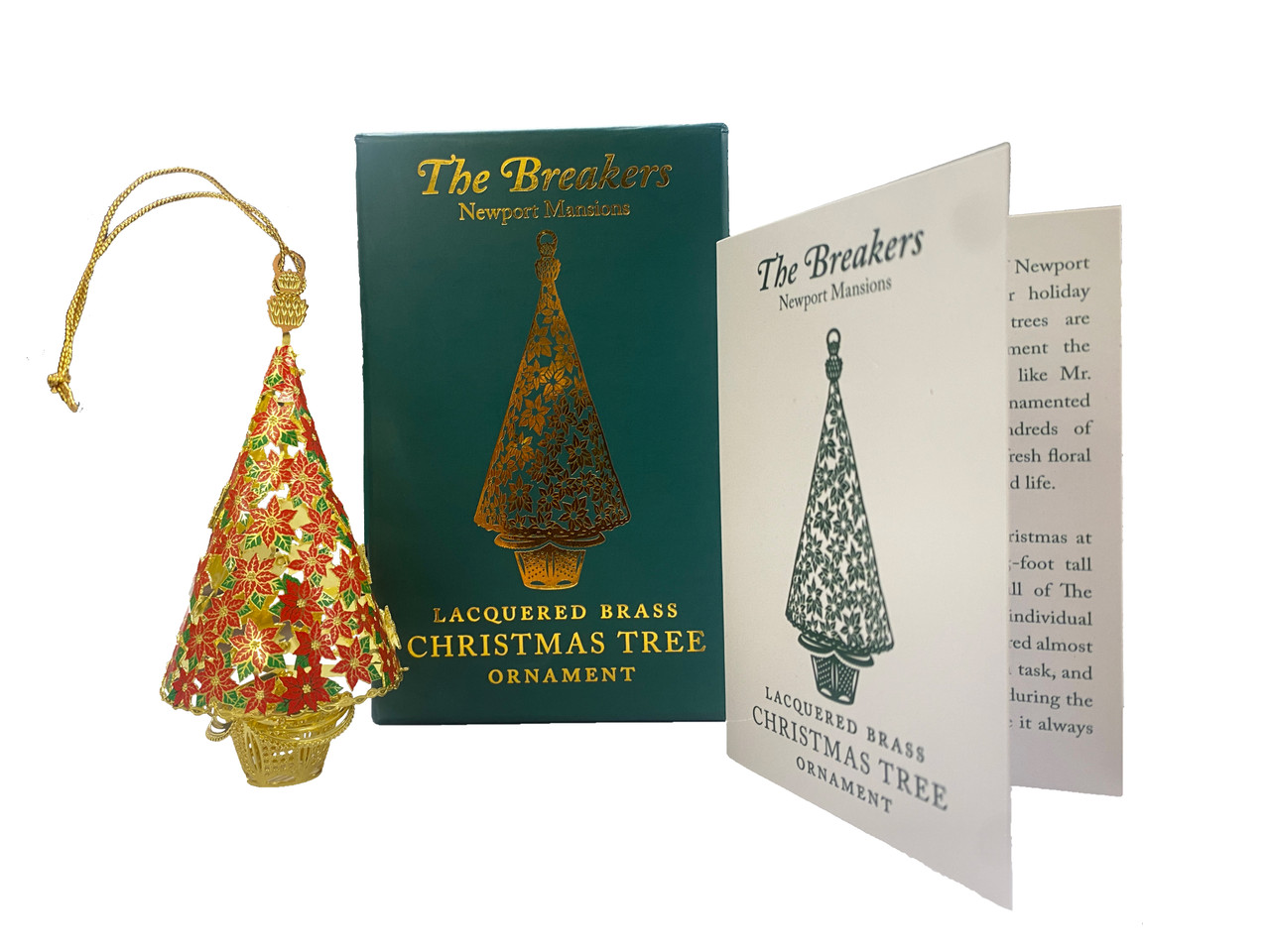 3D Poinsettia Christmas Tree Ornament