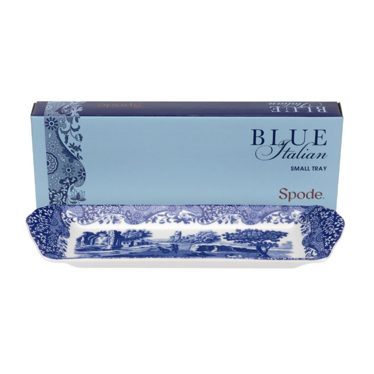 Spode Blue Italian Small Oblong Tray