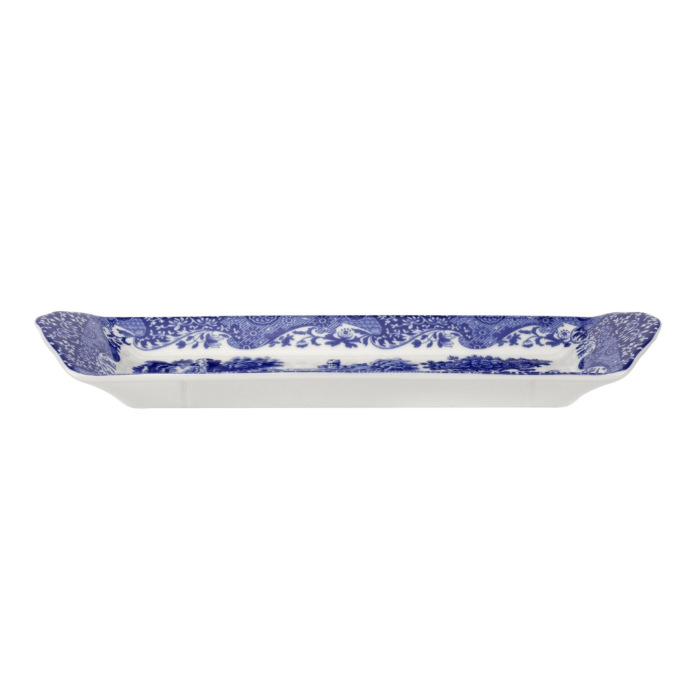 Spode Blue Italian Small Oblong Tray