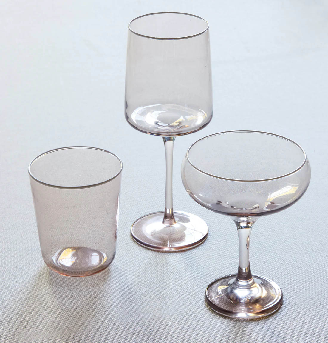 Fine Line Rose Wine Glass