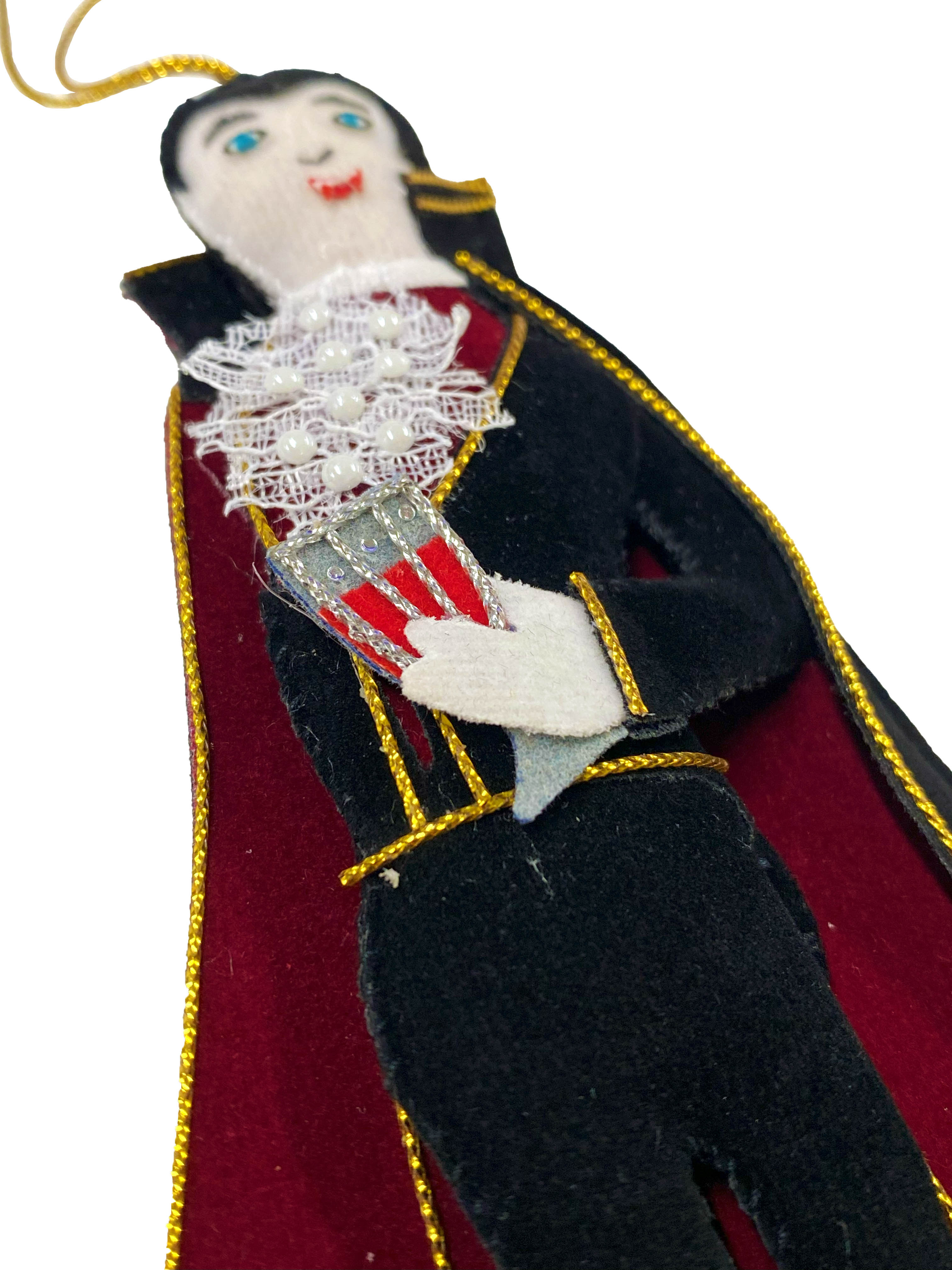 Count Dracula Embroidered Ornament