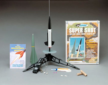Launchpad2000: Military Super Shot Flying Model Rocket - Starter Set ...