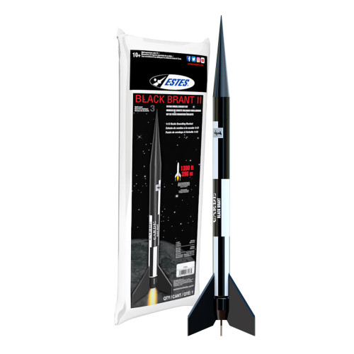 Black Brant II Flying Model Rocket Kit - Estes 7243 - Launchpad2000