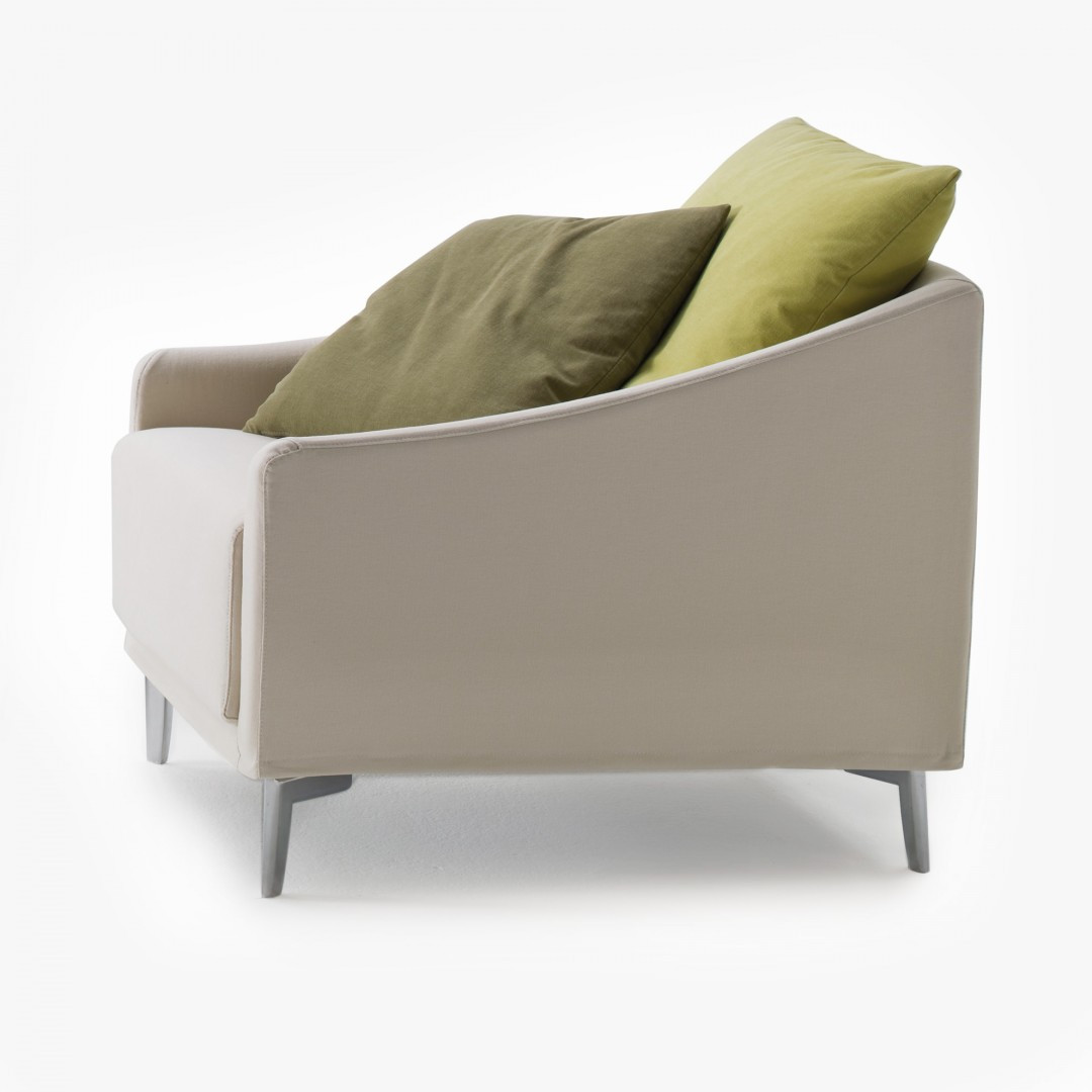 Contemporary Armchair, tufted tub chair