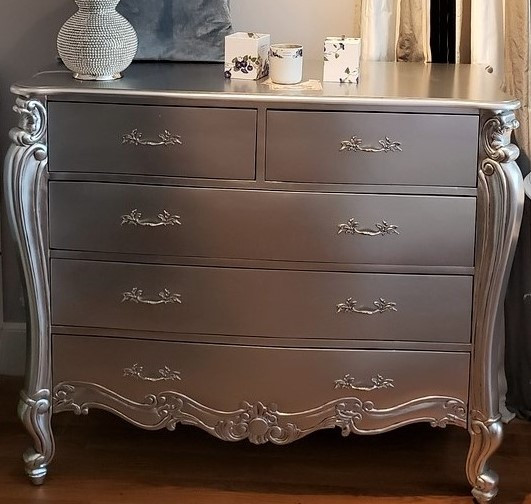 White Rococo Bedroom set USA