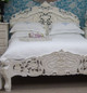 White Rococo Bedroom set USA