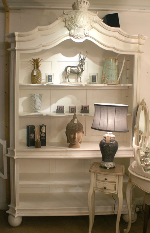 Chateau White Bookcase