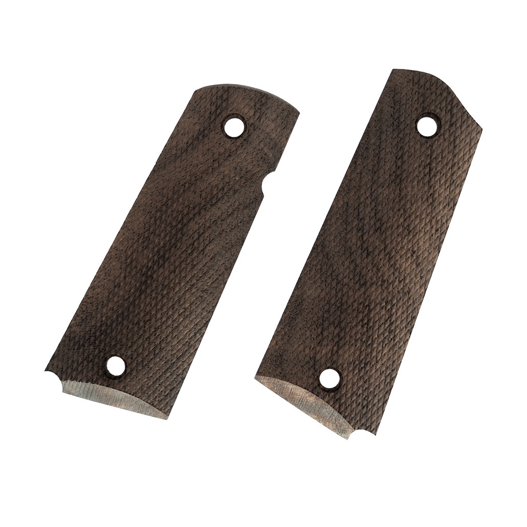 Tisas 1911 Walnut Grip Set, Full Checkered