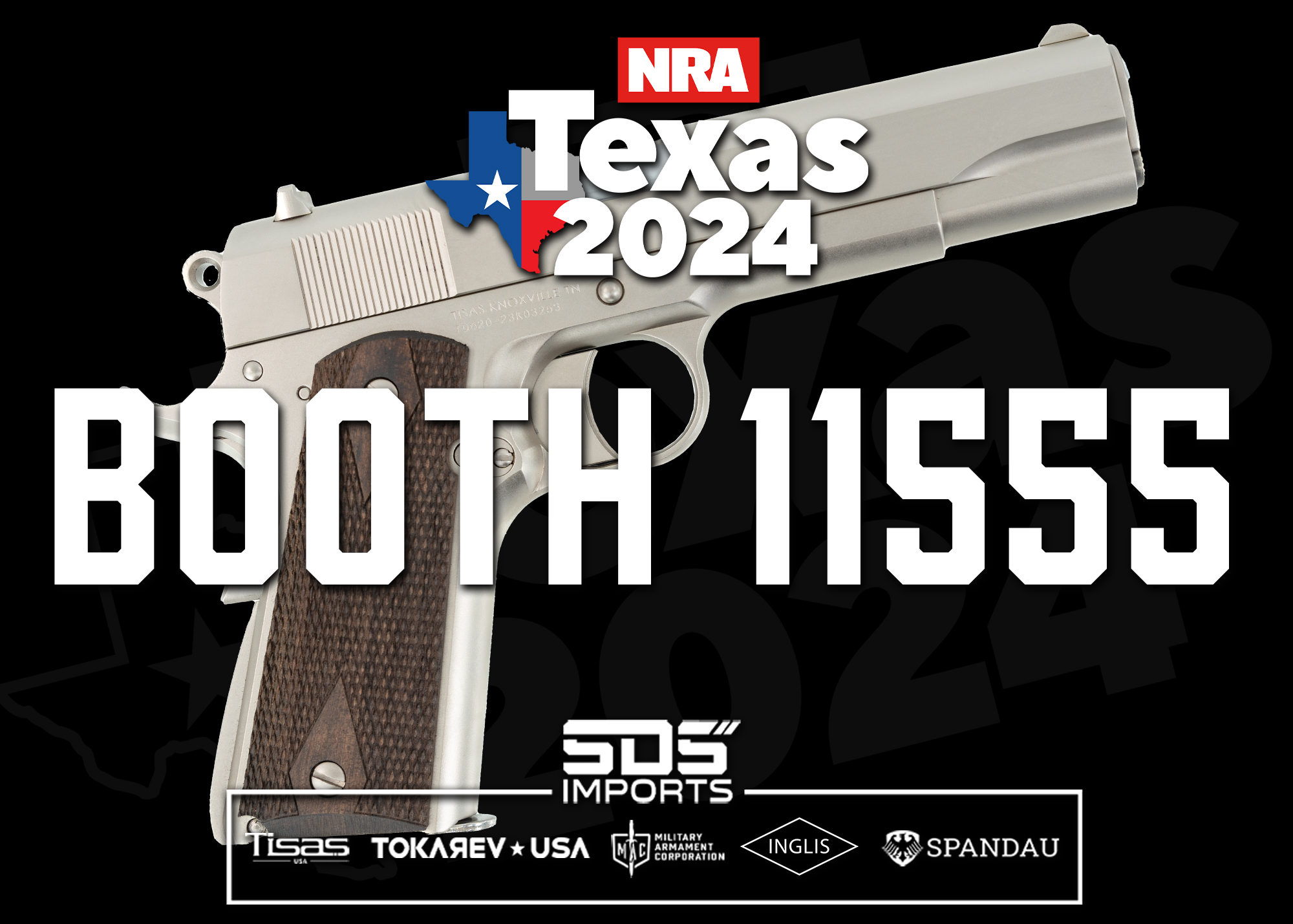 SDS at the 2024 NRAAM in Dallas, TX - 5/17-19 - SDS Arms