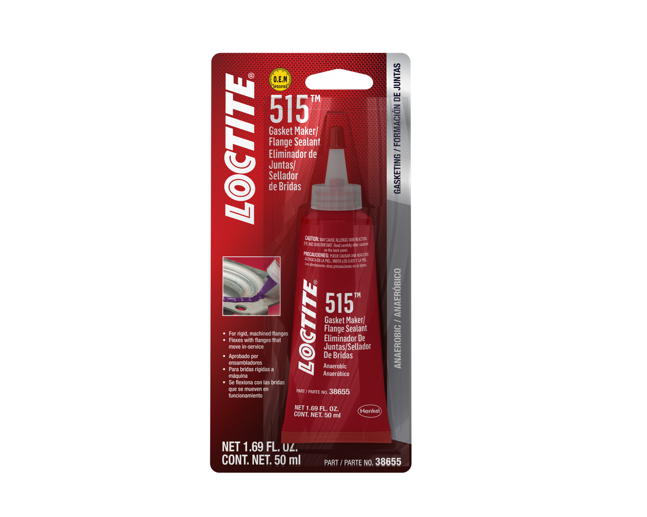 Loctite High Flex Gasket Maker, 50 ml Tube, 555354 - WhaleSupply.com