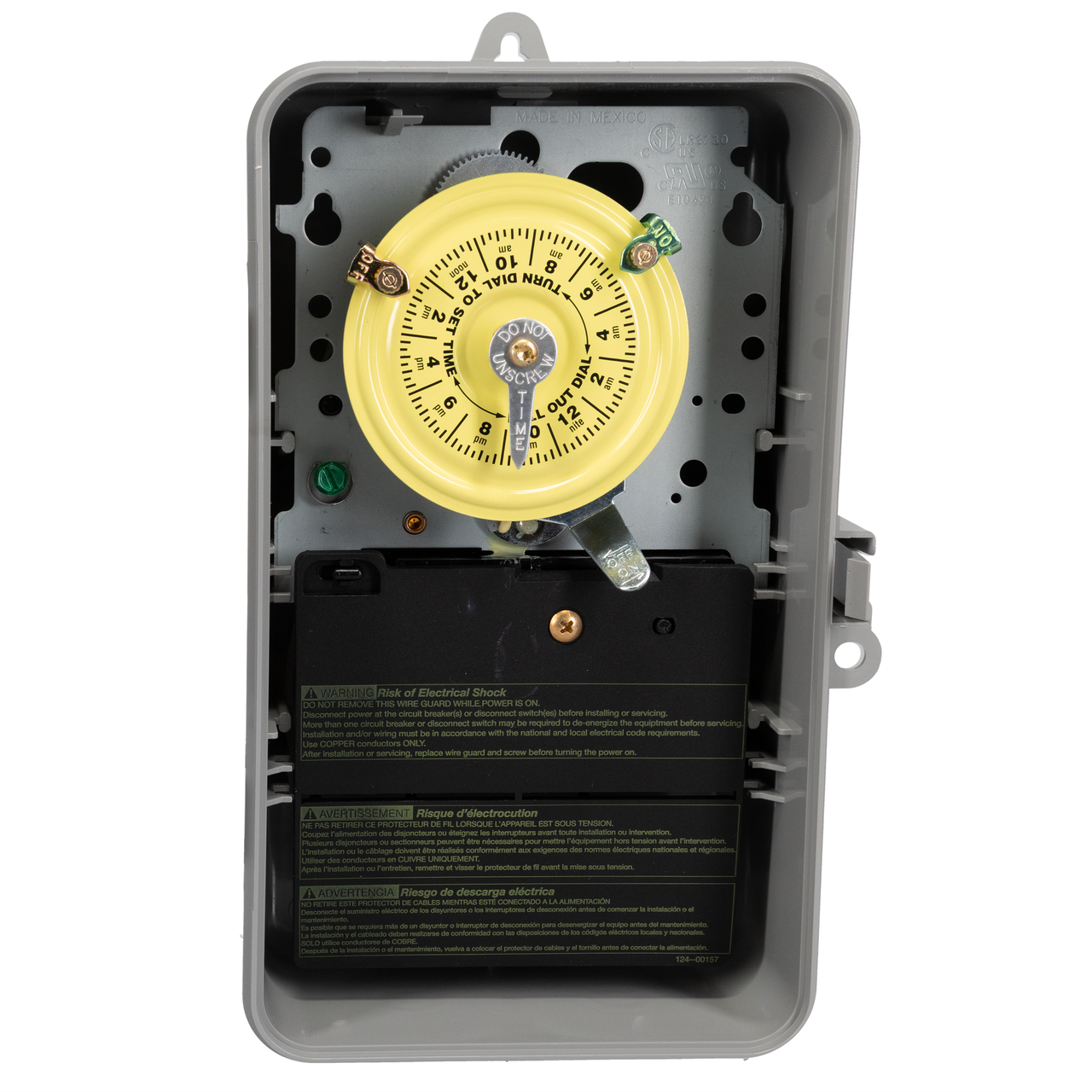 Intermatic T101P, 24-Hour Mechanical Time Switch, 120 VAC, 60Hz, SPST ...